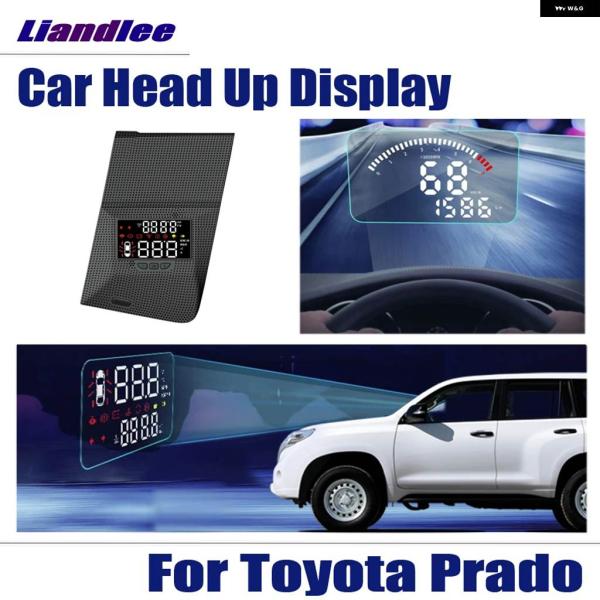 トヨタ ランドクルーザー プラド J150 2009-2022車両ヘッドアップ ディスプレイ HUD 電子アクセサリー安全運転 フロントガラス プロジェクター カスタム パーツ アクセサリーSpeed type:OBD vehicle sp...
