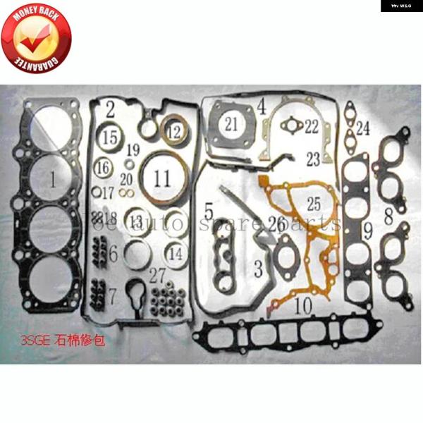 3SGE エンジン フルガスケットセットキット トヨタ セリカST182 MR2 REV 2 GT 2.0L 16気筒 1998CC 89-2000 04111-74390 04111-74220 50251500 カスタム パーツ アクセ...