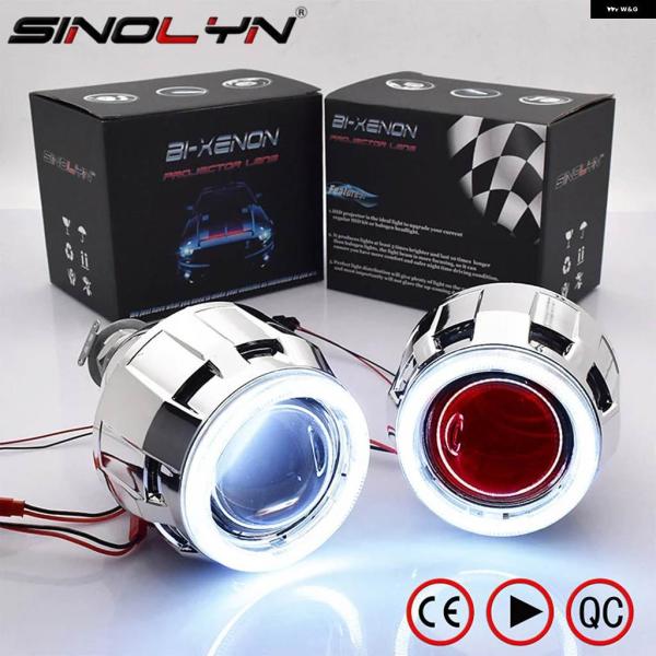 2.5インチバイ キセノン プロジェクターレンズ ヘッドライト H7 H4 エンジェルアイズ DRL ライト ミニ ヘッドランプ アクセサリー スタイリング カスタム パーツ アクセサリーCertification:CEModel Name...