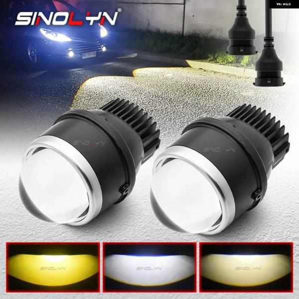 3インチ BI LED フォグライト レンズ 3000K 4300K 5500K プロジェクター LED 汎用 フォグレンズ カーライト スポットライト カーアクセサリー カスタム パーツ アクセサリーHigh-concerned chem...