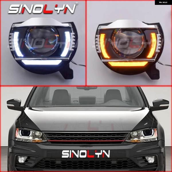 フォルクスワーゲン ジェッタ用バイ キセノン プロジェクターレンズ HELLA 3R G5 ヘッドライト ライト レンズ ウィンカー DRL アップグレード アクセサリー カスタム パーツ アクセサリーCertification:CESoc...