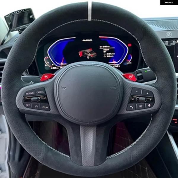 BMW M スポーツ用スエード防止 ステアリングホイール カバー BMW M スポーツ G30 G31 G32 G20 G21 G11 G12 G14 G15 G16 X3 G01 X4 G02 X5 G05 X7 G07 カスタム パーツ...