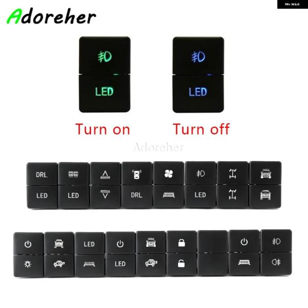 デュアルスイッチ上下矢印ディフロック ヘッドライト スイッチ ボタン 接続ワイヤー付き トヨタ カムリカローラプリウス プラド カスタム パーツ アクセサリーHigh-concerned chemical:NoneOrigin:Mainla...