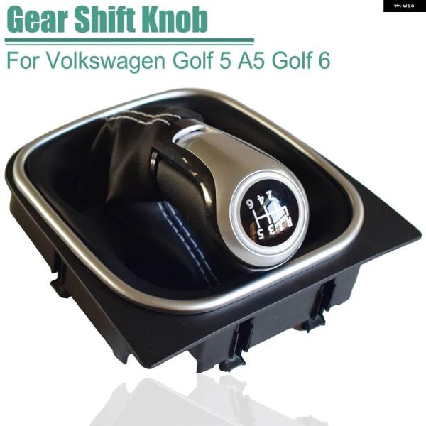 5/6速 シフト ノブ レバー ゲイター ブーツ カバー 襟 VW ゴルフ 5 A5 MK5 GTI GTD R32 2004-08 シロッコ 09-14 カスタム パーツ アクセサリーHigh-concerned chemical:Non...