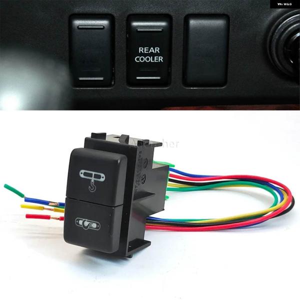 電源車用デュアルキースイッチデュアルウインチスイッチ プッシュ ボタン 日産 パトロール Y61 Y62 タイタン エクステラ Xトレイル QHASHQAI 08-15 カスタム パーツ アクセサリーHigh-concerned chemi...