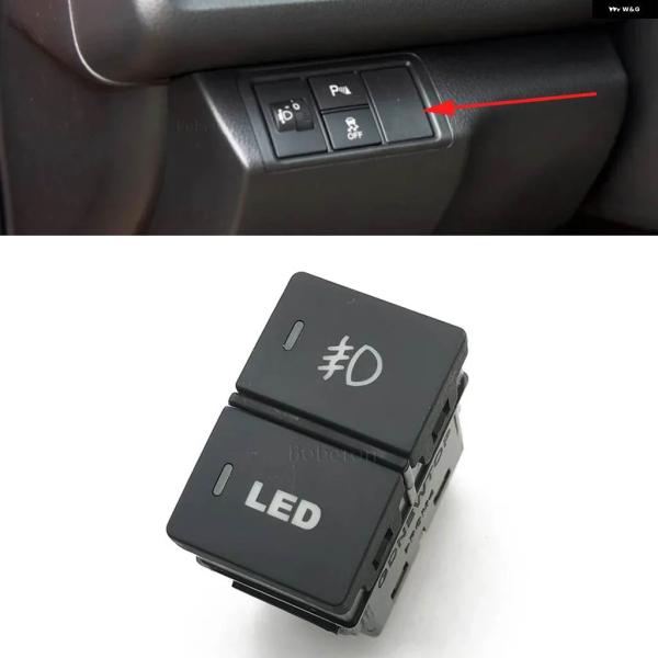 フォグライト パワー LED デイタイム ランニングライト 360 カメラ レコーダー BSM デュアル コントロール スイッチ プッシュ ボタン ホンダ カスタム パーツ アクセサリーHigh-concerned chemical:Non...