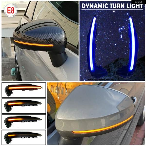 ダイナミックミラー ブリンカー アウディ A1 8X LED ウインカー 2011年 - 2017 ライト インジケーター リピーター カスタム パーツ アクセサリーHigh-concerned chemical:NoneFor Vehic...