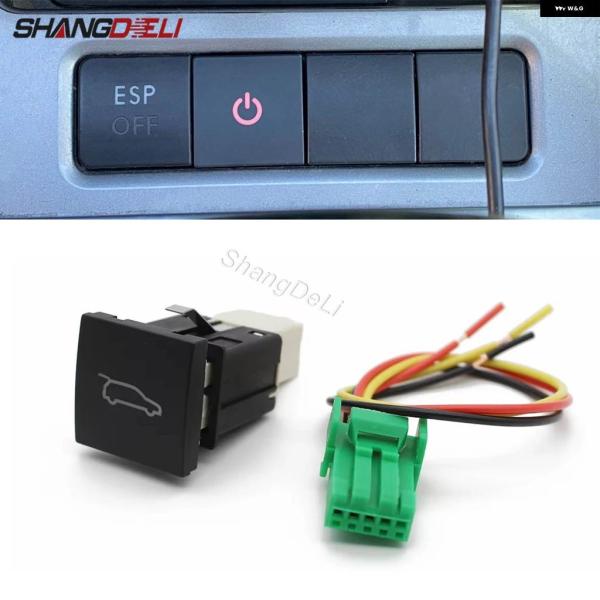 車 赤 LED トランク リッド テールゲート オープンスイッチ ボタン VW ゴルフ 6 ゴルフ ジェッタ MK6 キャディ EOS シロッコ 2006-2011 カスタム パーツ アクセサリーHigh-concerned chemica...