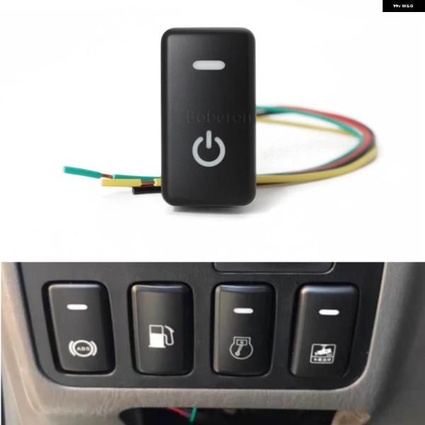 電源オンオフスイッチ電源 プッシュ ボタン トヨタ タコマランドクルーザー レイズハイラックス プラド 120FJクルーズ カスタム パーツ アクセサリーHigh-concerned chemical:NoneBrand Name:Bobe...