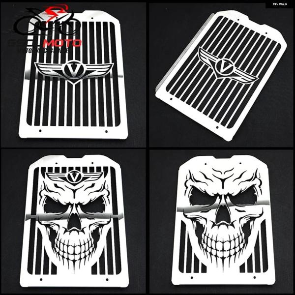 クローム ラジエーター カバー グリル ガードタンククーラーキャップ カワサキ バルカン VN1500VN1600 平均連続記録 2002 - 2008 VN 1500 1600 カスタム パーツ アクセサリーHigh-concerned ...