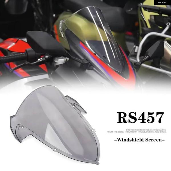PARA アプリリア RS 457 RS457 RS457 2024 2025 ACCESORIOS DE MOTOCICLETA TOURING PARABRISAS DEFLECTORES DE PANTALLA DE VIENTO V...