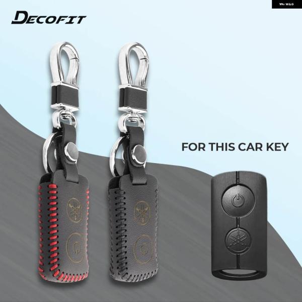 レザーキーカバー ヤマハ NVX155 QBIX エアロックス ジョーンズ XMAX300 2 ボタン バイク キー チェーン スマートキーバッグ フォブプロテクト シェルケース カスタム パーツ アクセサリーHigh-concerned ...