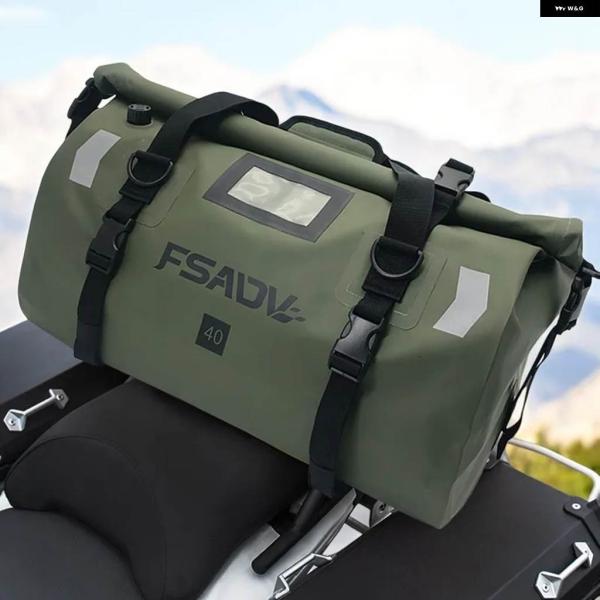 2025年式 オートバイ 防水 テールバッグ アウトドアバッグ 40L/66L バイク キャリア バックパック バイク シートバッグ カスタム パーツ アクセサリーHigh-concerned chemical:NoneSpecial Fe...