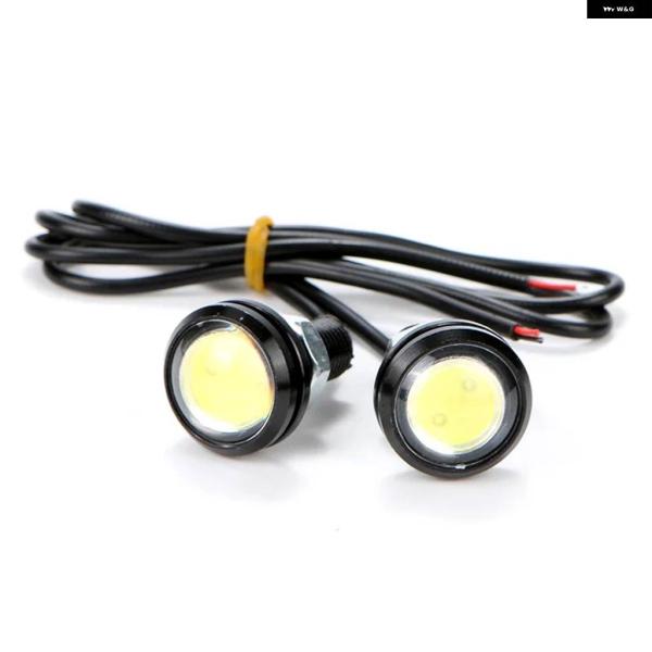 イーグルアイ LED ライトランプ ホワイト パーキング 信号灯 デイランニング用 DRL バックアップライト 23MM 12V/24V カスタム パーツ アクセサリーCertification:CCCVoltage:12 VSpecial...