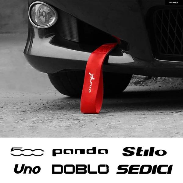 フィアット 500 プント パンダ STILO DUCATO アルベア トロ モビ 29 CMカー スタイリング グリル インレットロープ ストラップベルト カスタム パーツ アクセサリーPlacement on Vehicle:Trail...