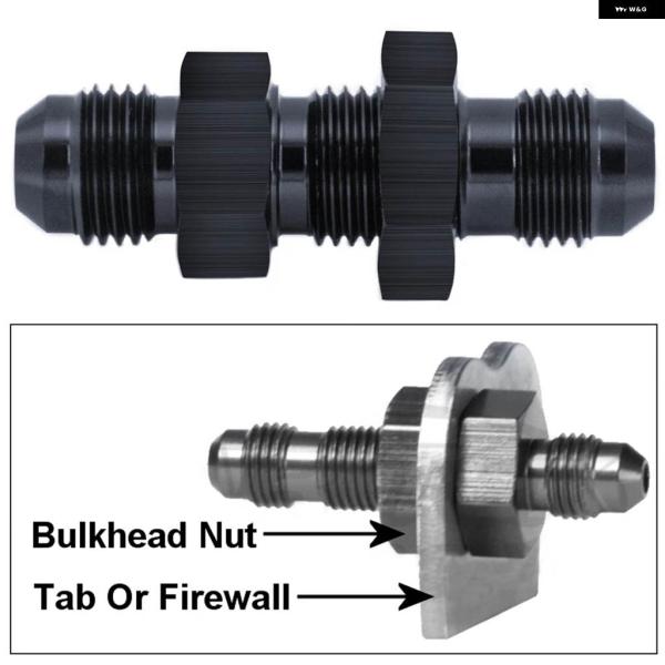 1個 AN6 オス - AN6 オス - AN6 オス ホースティング バルクヘッド ナット タブワイヤーウォール カスタム パーツ アクセサリーSpecial Features:Swivel FittingItem Weight:0.08...