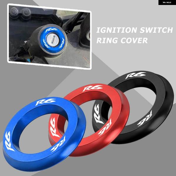 ヤマハ R6 YZF R 6 1999-2015 - 21 14 バイク イグニッション スイッチカバー リング アルミ カスタム パーツ アクセサリーHigh-concerned chemical:NoneItem Weight:0.05...