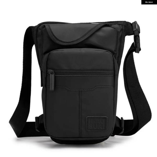 ナイロン メンズ ドロップレッグバッグ ファニーパック バイク ライディング カジュアル ショルダー クロスボディ 太もも メンズ ヒップベルト ウエストバッグ カスタム パーツ アクセサリーHigh-concerned chemical:...