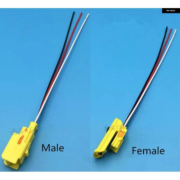 3ピン/ウェイ オスメス インパクトセンサー シートプラグコネクタ ワイヤー ハーネス アウディ Q7 VW TOUAREG SKODA 8J0 972 586 8J0 972 576 カスタム パーツ アクセサリーModel Name:8...