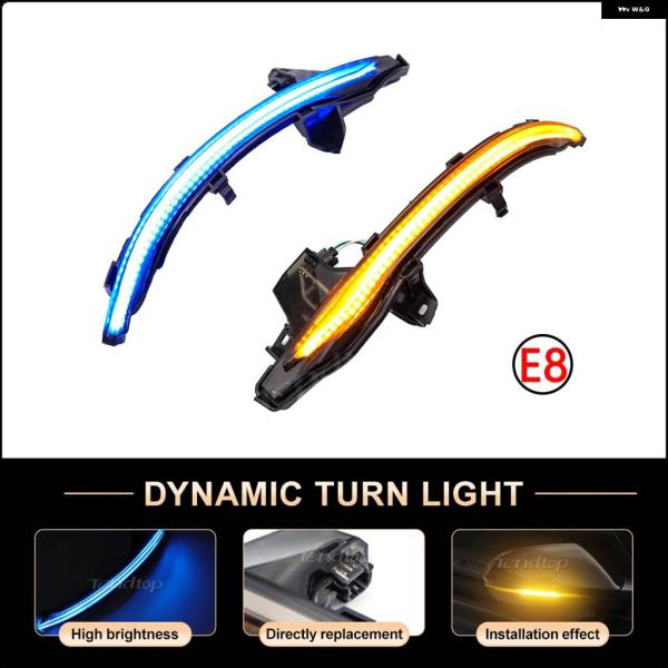 アウディ A6 C8 4K A7 4K8 A8 D5 2018 2019 2020 LED ダイナミック ウィンカー ブリンカー シーケンシャルライト サイドミラー インジケーター ライト カスタム パーツ アクセサリーHigh-conce...