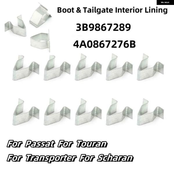 10個 メタル トリム パネル クリップ シート ブーツ テールゲート 内装ライニング 3B9867289 4A0867276B 16MM シート シュコダ ボラ ゴルフ カスタム パーツ アクセサリーHigh-concerned chem...