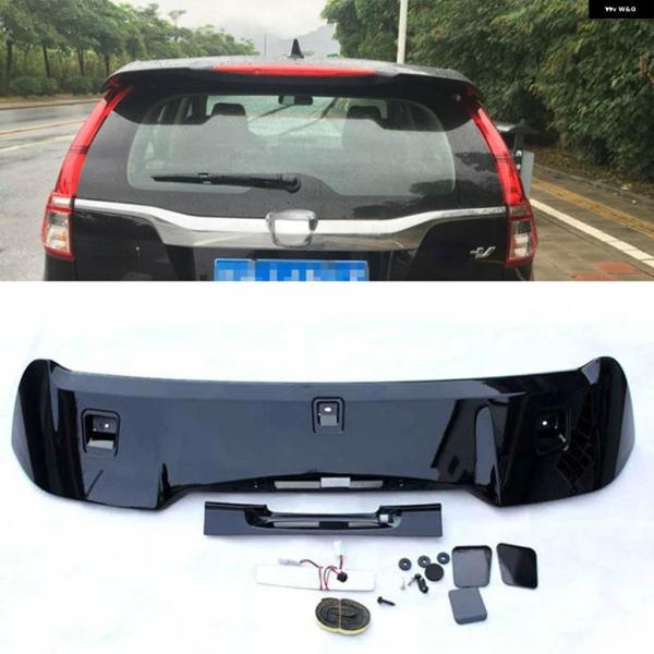 ホンダ CRV CR-V 2012 - 16 スポイラー カーリアウィング ABS ブラック テールデコレーション デフレクター 固定ウィング カスタム パーツ アクセサリーPlacement on Vehicle:For Honda CR...