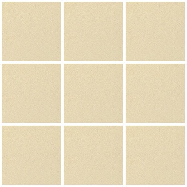 ■スペック■BI［磁器質］｜無釉｜裏あし形状＝あり状｜耐凍害商品名：アコルディU（内装床タイル）形状名：100mm角裏ネット張り目地共寸法：300×300mm実寸法：94×94mm厚さ：9mmあたり枚数：11.5シート/平米ケース入数：13...