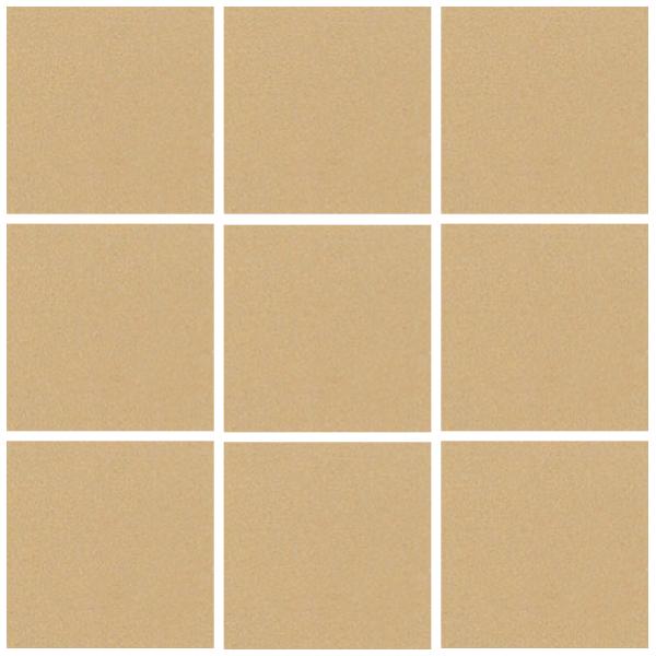 ■スペック■BI［磁器質］｜無釉｜裏あし形状＝あり状｜耐凍害商品名：アコルディU（内装床タイル）形状名：100mm角裏ネット張り目地共寸法：300×300mm実寸法：94×94mm厚さ：9mmあたり枚数：11.5シート/平米ケース入数：13...