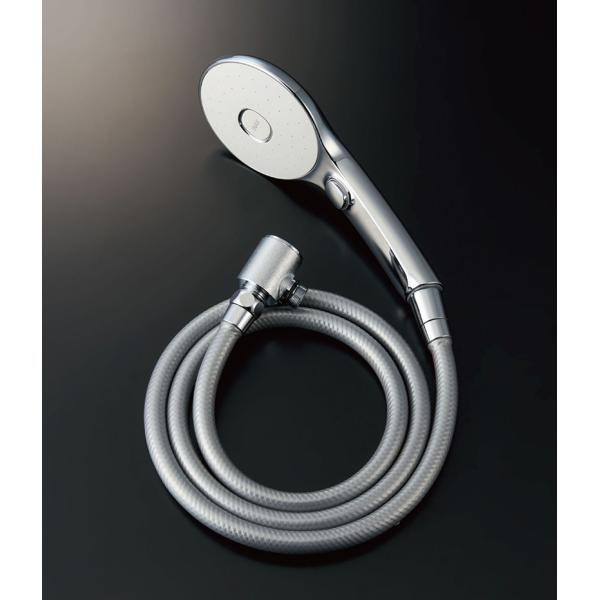 LIXIL エコアクアスイッチシャワー（メッキ仕様）  品番:BF-SL6MBGE(1.6)-AT    ホースタイプ：樹脂ホース  ホース長さ：1600ｍｍ  備考：エコアクアスイッチシャワー、メタル調シルバーホース、減圧弁付シャワーエル...