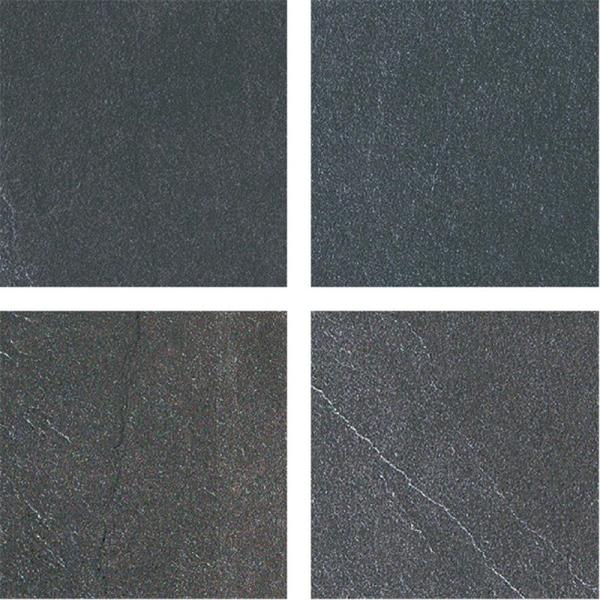 LAVAGNA ラバーニャ施釉 / I類 / 磁器質 / B:乾式成形タイルでの表現が難しかった荒々しいスレートの質感を叶え、さらにランダムミックスすることでエネルギッシュで印象的なデザインにしました。