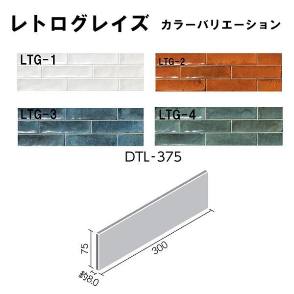 ★出荷単位：ケース(44枚入)屋内壁：◎｜屋内床（靴ばき）：X｜居室床（靴ばき以外）：X｜浴室壁：X｜浴室床：X｜屋外壁：X｜屋外床・玄関床：X｜BIII［陶器質］｜施釉■スペック■形状名：300×75mm角平目地共寸法：―実寸法：300×...