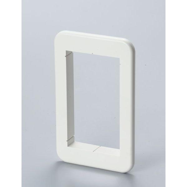 INAX 1連コンセント用コンセントスペーサー品番：ECK-S1/W（ホワイト）エコカラット切断部分を飲み込み、すっきりと納めることができます。