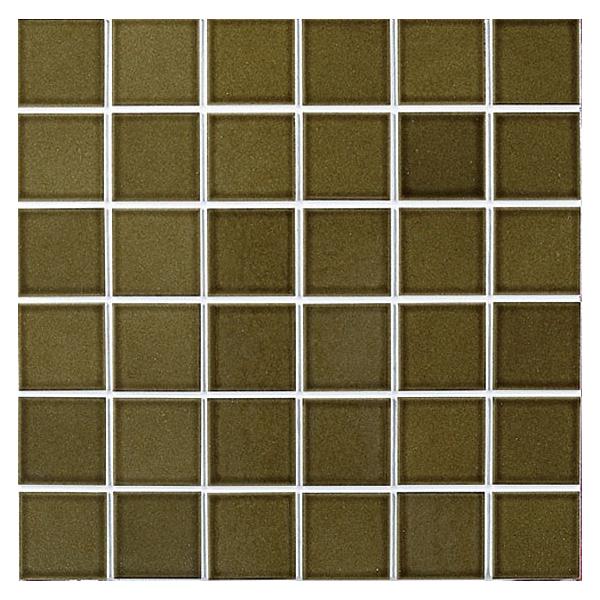 和の焼きものらしい表情と多様な形状が魅力のシリーズです★出荷単位：シート　■スペック■使用箇所：屋内壁、浴室壁B1［磁器質］｜施釉・鋳込み成型1［磁器質］｜耐凍害商品名：インテリアモザイク　美釉彩（びゆうさい）形状名：50mm角ネット張り目...