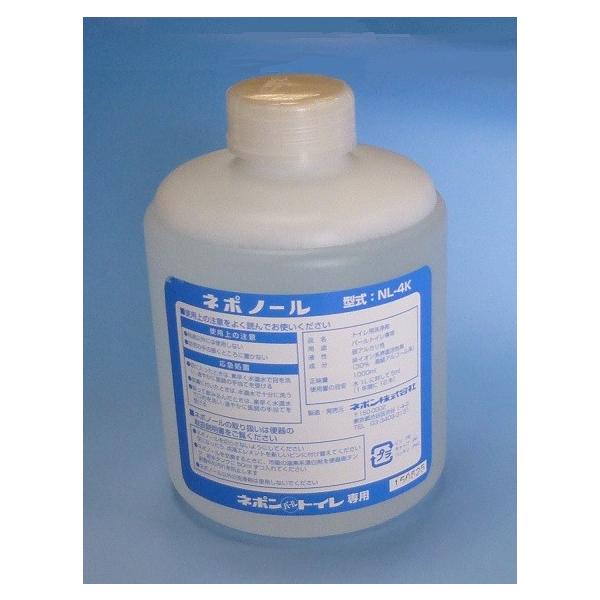 商品名 パールトイレ専用洗浄液 ネポノール 型番 NL-4K サイズ （1リットルｘ4本）＝ 1箱 特長： ネポン簡易水洗・パールトイレ専用洗浄液 ネポノールNL-4K（1リットル4本入り）。パールトイレにはこの必ず無リン・無公害の専用液を...