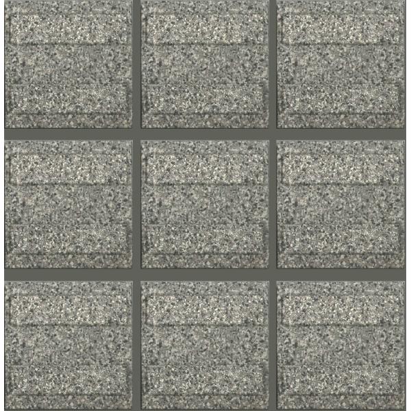 ニューイナフロア100mm角スロープ裏ネット張り(Dパターン)1類[磁器質] 無釉品番：PS-100NET/GS-3ND目地共寸法：300x300mm実寸法：92x92mm厚さ：8.5+1.5mmあたり枚数：11.5シート/平米【注意】・画...