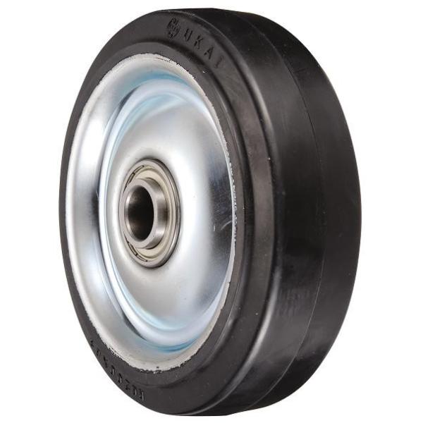 重荷重用鋼板製ポリブタジェンゴム車輪