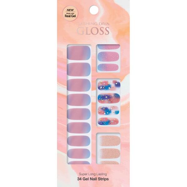 １００％硬化済！革新的ジェルネイル DASHING DIVA ネイルシール 時短ネイル つけ爪 ジェルネイル ネイルチップ 簡単ジェルネイル 8809657106934 化粧品・化粧小物:メイク雑貨・美容小物:ボディケア雑貨:ネイルケア広告...