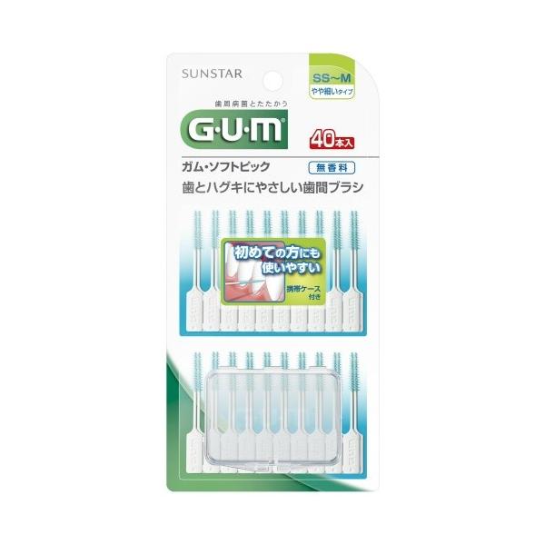 商品名：GUM(ガム) ソフトピック 無香料 SS-M やや細いタイプ 40本入JANコード：4901616215641発売元、製造元、輸入元又は販売元：サンスター原産国：ドイツ商品番号：101-21415広告文責：アットライフ株式会社TE...