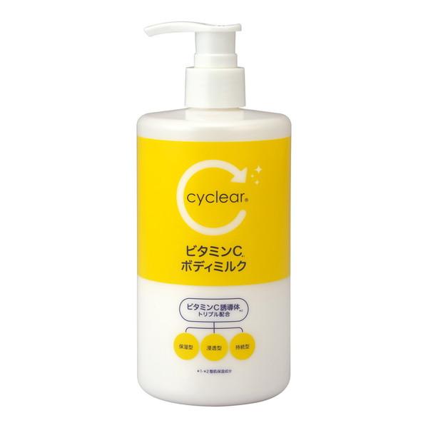 熊野油脂 cyclear ビタミンC ボディミルク 400mlビタミンCがお肌の潤いを守るボディミルクです。 4513574040571 化粧品・化粧小物:ボディケア:ボディクリーム広告文責：アットライフ株式会社TEL 050-3196-1...