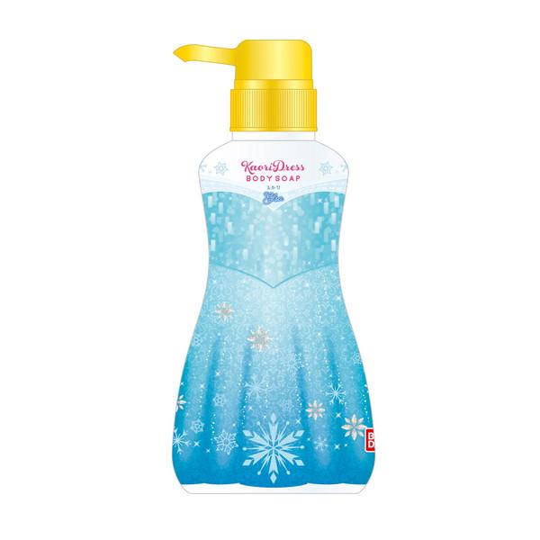 香りドレス ボディソープ エルサ スノーパフュームの香り 本体 180ml バンダイ4570118133144ドレスのようなデザインのボトルで、ラメの入ったボディーソープです。■バス・洗面用品:ボディソープ広告文責：アットライフ株式会社TE...