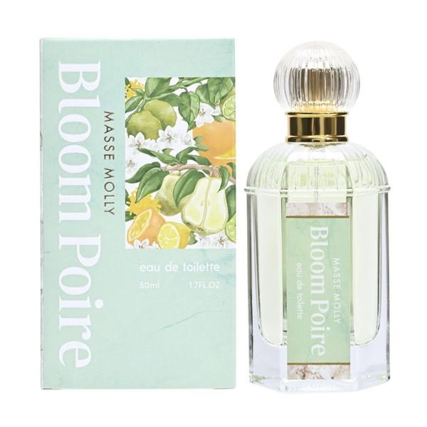 コスメステーション MASSEMOLLY マッセモリー ブルームポワール 50mL フレグランス4582400839603ユニセックスで使えるさわやかでみずみずしい洋ナシ香り♪化粧品・化粧小物:メイク雑貨・美容小物:トラベル・その他:その他...
