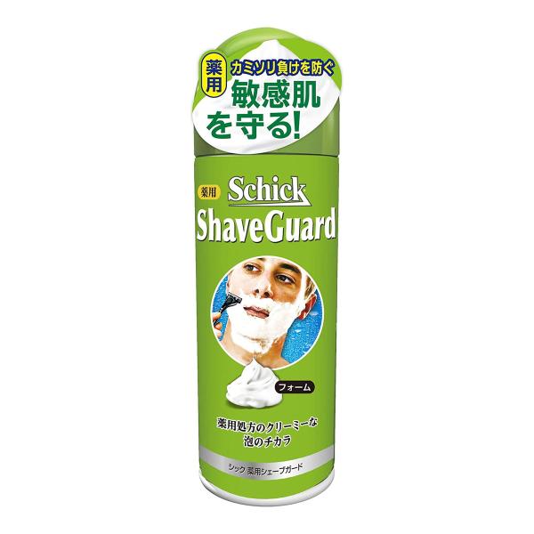 シック・ジャパン schick シック 薬用 シェーブガード シェービングフォーム 200gカミソリ負けを防ぐシック薬用シェーブガード 敏感肌を守る! 4891228315801 男性用化粧品・日用品:男性用カミソリ:シェービング剤広告文責...