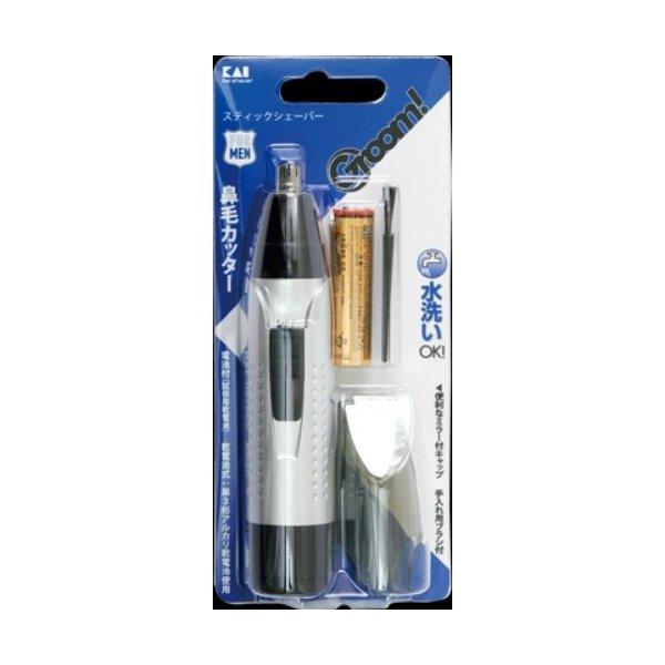 商品名：Groom(グルーム) スティックシェーバー(防水)JANコード：4901601281903発売元、製造元、輸入元又は販売元：貝印原産国：中国区分：化粧品商品番号：101-60986広告文責：アットライフ株式会社TEL 050-31...