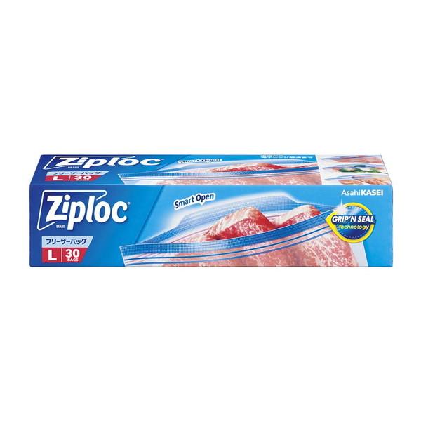 旭化成 ジップロック フリーザーバッグ L 30枚4901670117578冷凍から電子レンジ解凍まで広告文責：アットライフ株式会社TEL 050-3196-1510※商品パッケージは変更の場合あり。メーカー欠品または完売の際、キャンセルを...