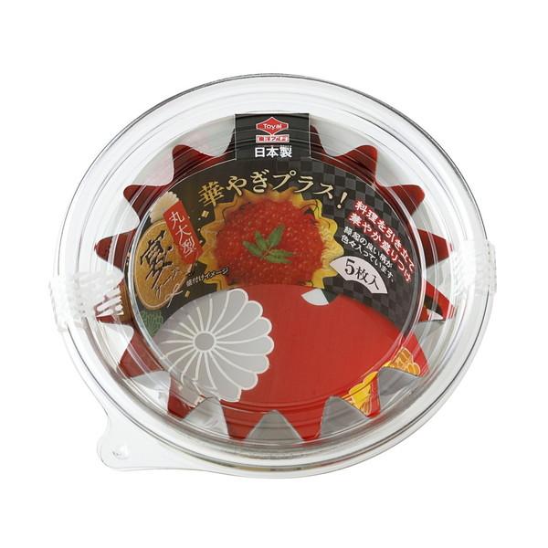 東洋アルミ 宴ケース 丸大型 5枚入4901987218807厚手タイプでしっかり おせち料理の盛り付けにピッタリ 艶やかな和風柄がモチーフキッチン・お掃除用品:お弁当・テーブル用品:簡易食器類・使い捨て食器・コップ広告文責：アットライフ株...