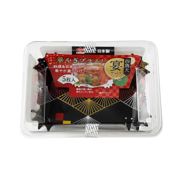 東洋アルミ 宴ケース 四角大 5枚入4901987218814厚手タイプでしっかり おせち料理の盛り付けにピッタリ 艶やかな和風柄がモチーフキッチン・お掃除用品:お弁当・テーブル用品:簡易食器類・使い捨て食器・コップ広告文責：アットライフ株...