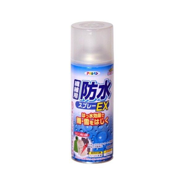 商品名：アサヒペン 繊維用防水スプレーEX 300ml内容量：300mlJANコード：4970925303851発売元、製造元、輸入元又は販売元：株式会社アサヒペン商品番号：101-15347商品説明：●はっ水効果により、雨や雪、泥ハネ汚れ...