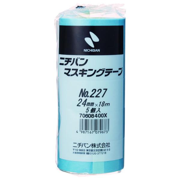 ニチバン マスキングテープ 227H-24 (5巻入り)24mm×18m4987167079673広告文責：アットライフ株式会社TEL 050-3196-1510※商品パッケージは変更の場合あり。メーカー欠品または完売の際、キャンセルをお願...