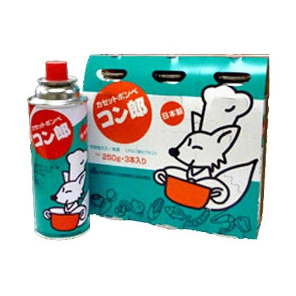 商品名：カセットボンベ コン郎 250g×3本入JANコード：4904650000785発売元、製造元、輸入元又は販売元：東海原産国：韓国商品番号：101-71683広告文責：アットライフ株式会社TEL 050-3196-1510 ※商品パ...