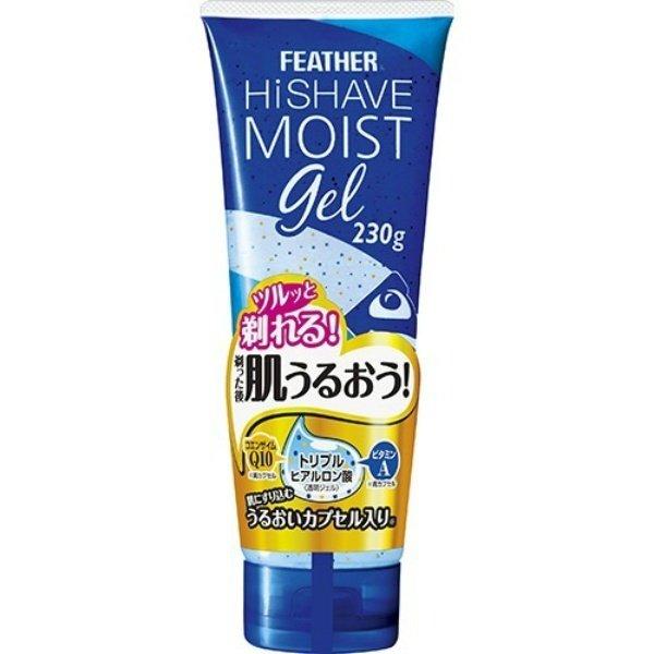 フェザー安全剃刀 フェザー ハイシェーブ モイストジェル 230g肌への密着・うるおいを高め、肌を保護するシェービングを実現する保湿カプセル入りシェービングジェルです。トリプルヒアルロン酸などの保湿成分を配合しています男性用化粧品・日用品:...